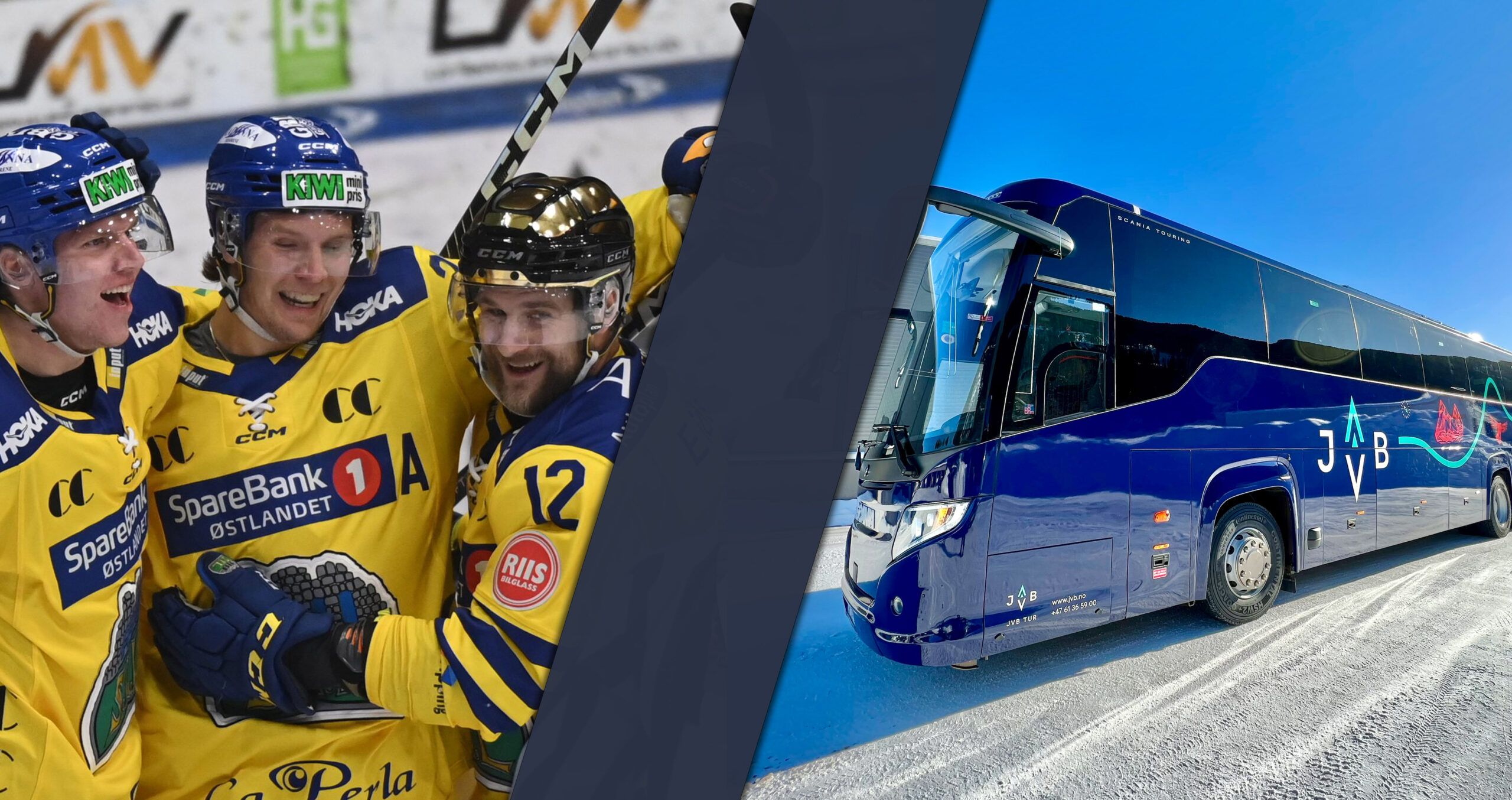Storhamar Ishockey og JVB Tur inngår samarbeidsavtale - Jotunheimen og Valdresruten Bilselskap